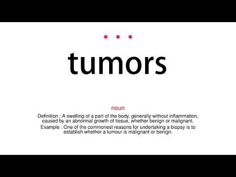 How to pronounce tumors - Vocab Today