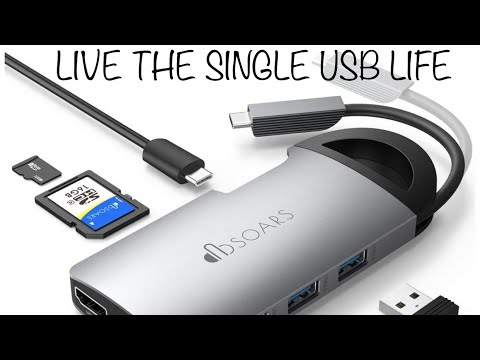 DBSOARS USB C HUB FOR MAC AND PC REVIEW | LIVE THE SINGLE USB LIFE