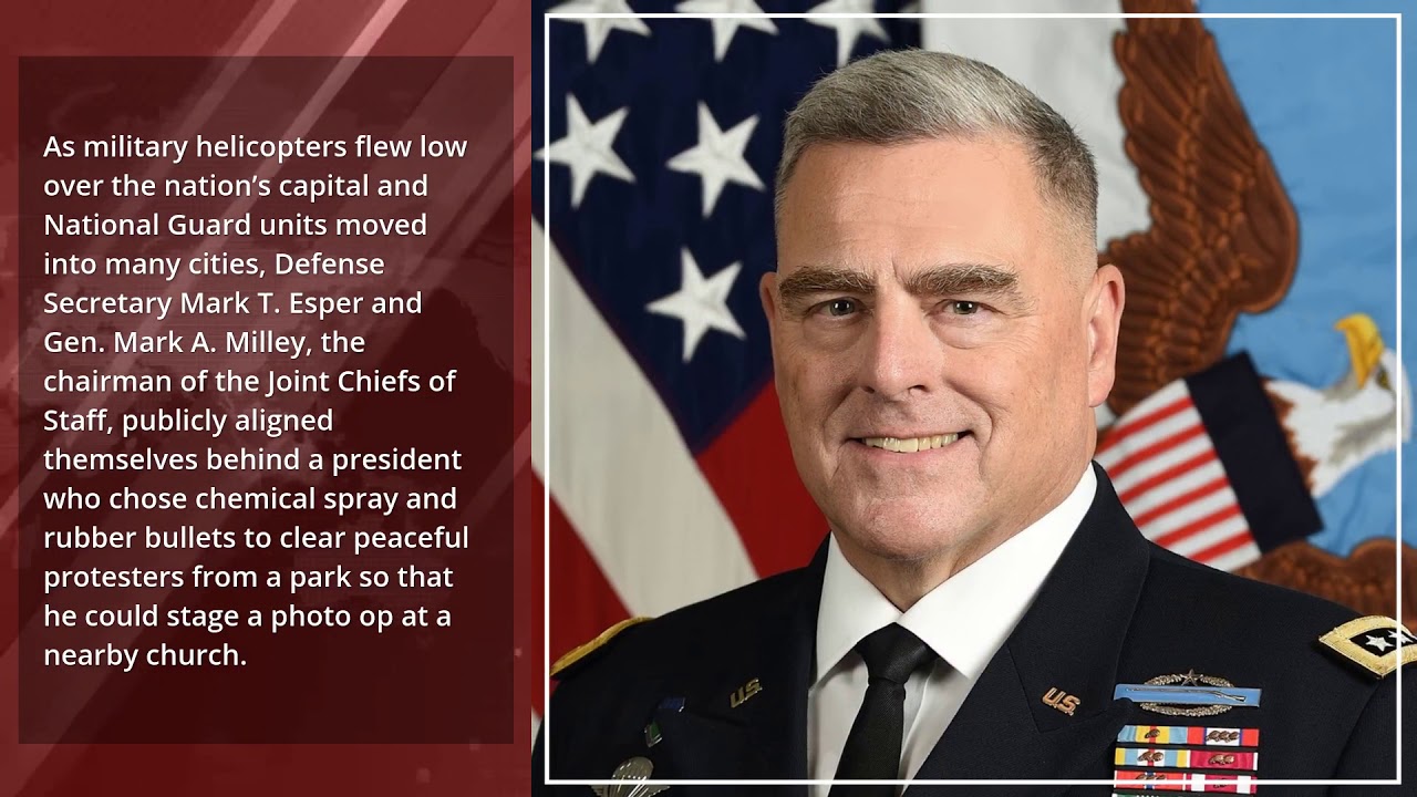 Former Commanders Fault Trump's Use of Troops Against Protesters