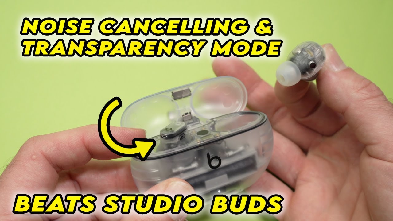 Beats Studio Buds: How to Switch Between Active Noise Cancelling & Transparency Mode