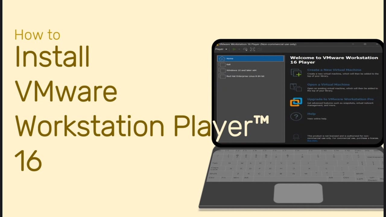 Install VMware Workstation Player™ 16