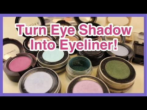 Turn Eye Shadow Into Eyeliner