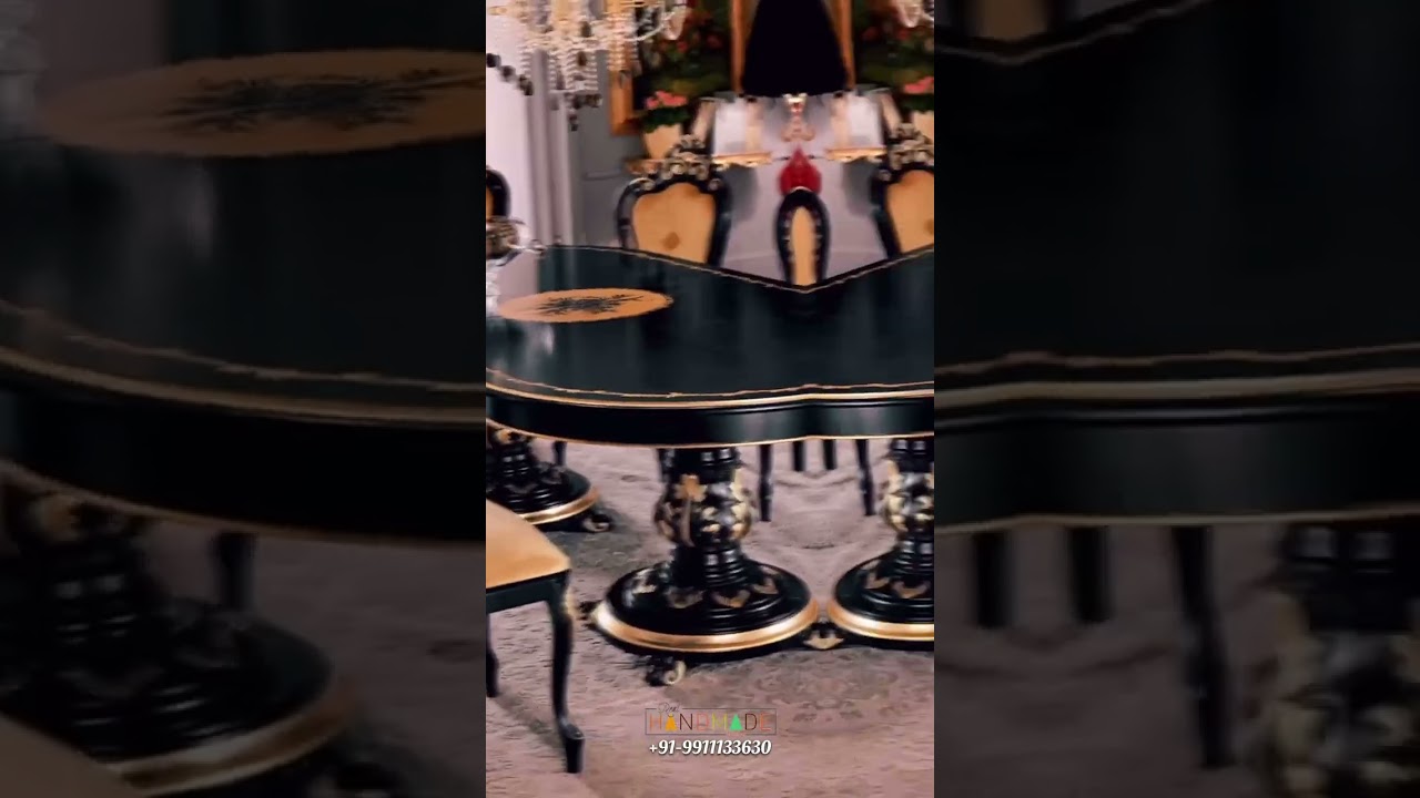 Dining Table: Latest Wooden dining table & chair design | Modern Dining Table Set #furniture #couch