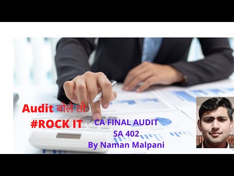 List of Important Standards in Audit & SA 402 CA Final Audit Revision