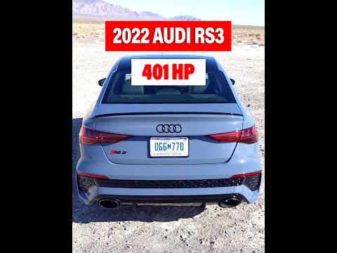 The New 2022 Audi RS3 Sedan Accelerating From Standstill #Shorts