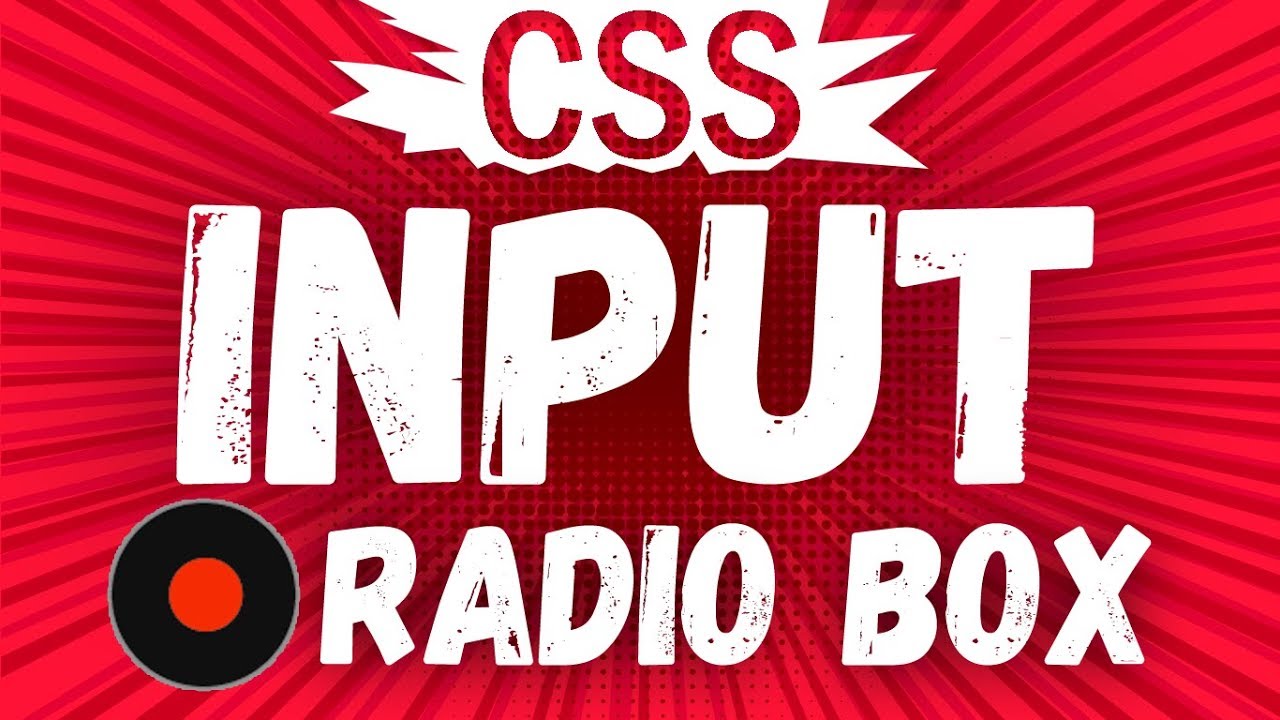 Radio box, input type radio, HTML and CSS example, select one or several