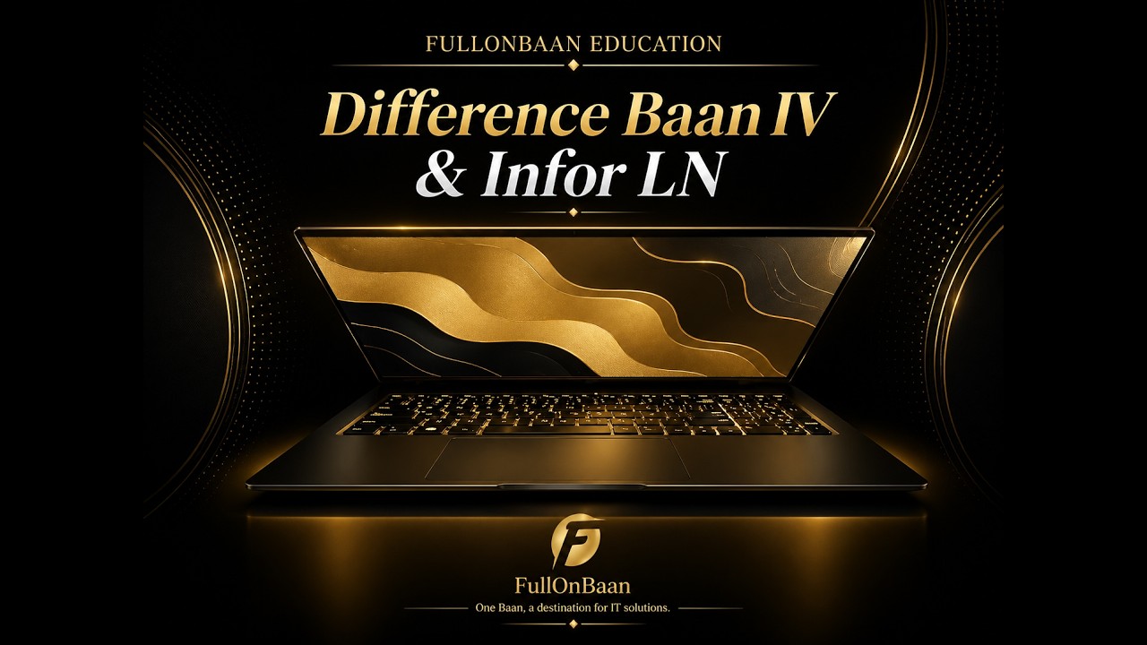 Difference between Baan IV & Infor LN ERP