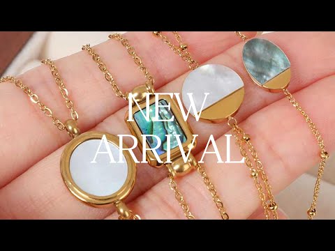 🐚MOP │ Stainless Steel Gold Plated Bracelet │ Abalone Shell🐚