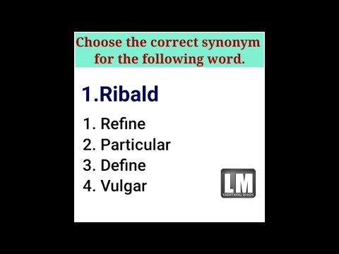 Synonyms-1/Grammar quiz-49