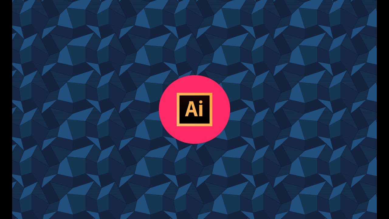 LOW POLY - Vector Polygonal Background - Illustrator 4Beginners