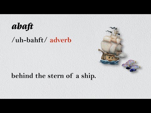 Abaft word meaning || Dictionary || Learn a word a day || Photoshop.