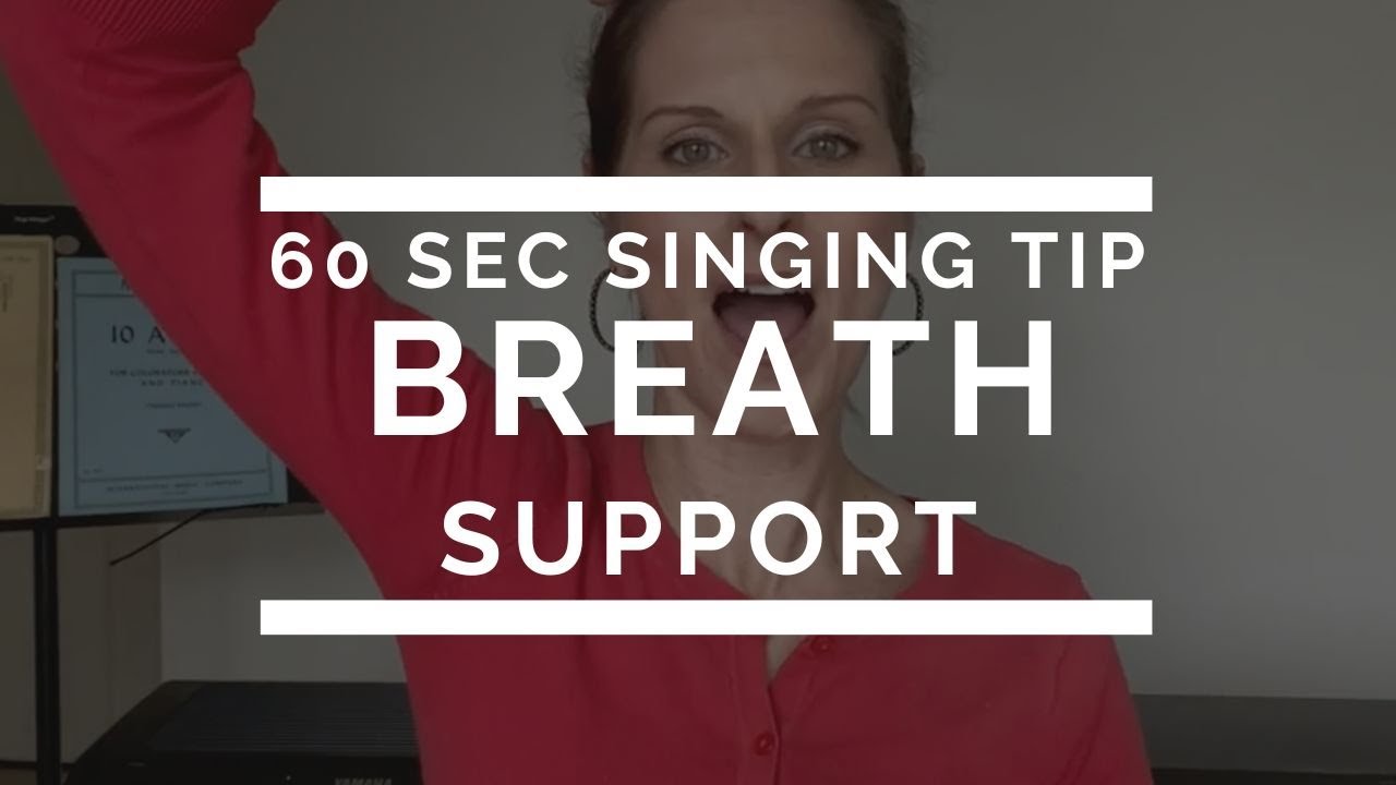 60 Second Singing Tip: Breath Support | Arden Kaywin Vocal Studio