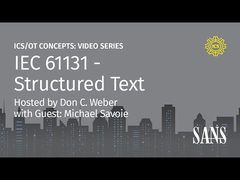 Structured Text | SANS ICS Concepts