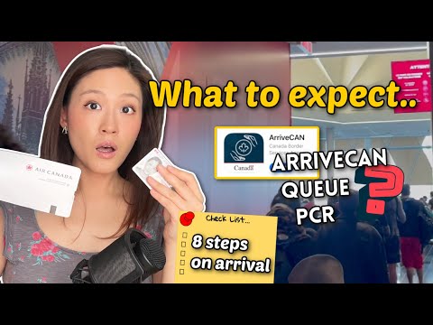 Arriving at Canada Airport as PR (example at YUL Montreal airport)