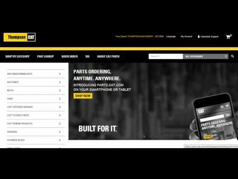 How to find your parts in SIS on Parts.Cat.Com