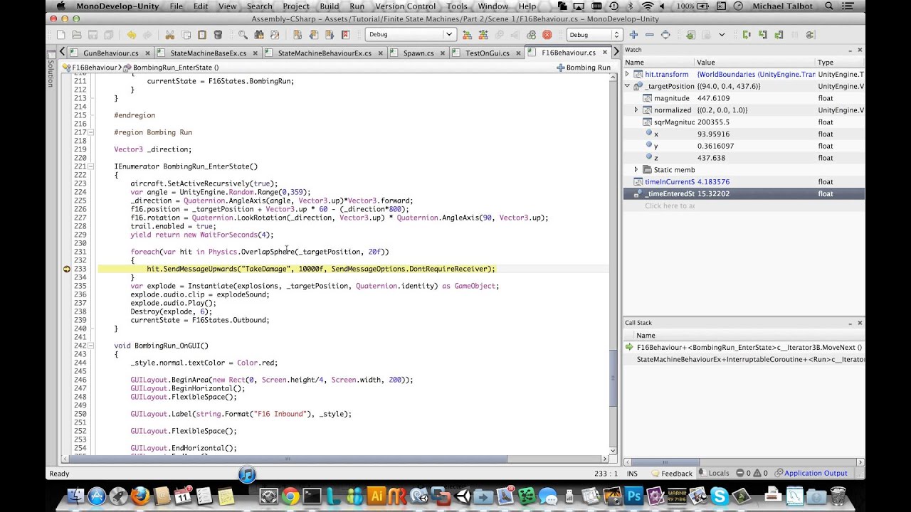 Debugging With MonoDevelop