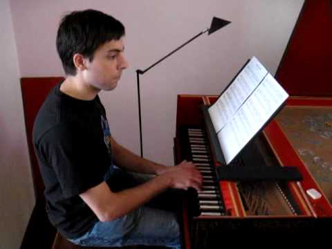 Bach Crab Canon on the Harpsichord