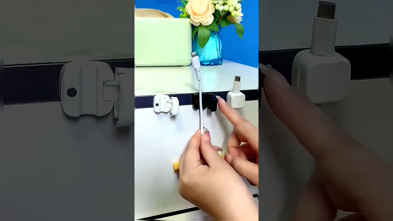 Instantly Organize Your Cables with This Handy Magnetic Cable Organizer! #DataCable #ChargingCable