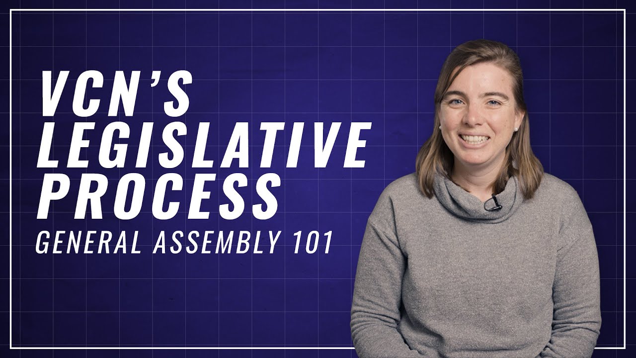 General Assembly 101: VCN’s Legislative Process