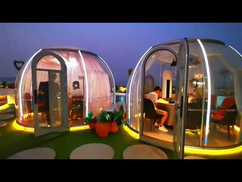 Experience the future of outdoor dining with our stunning Polycarbonate Dining Domes