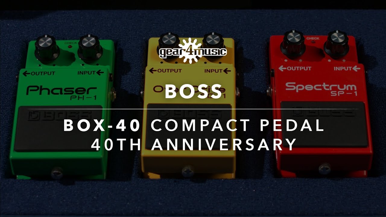 Boss BOX-40 Compact Pedal 40th Anniversary Box Set подарочный набор ...