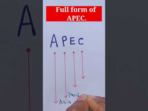 Full form of APEC.#shorts #learning