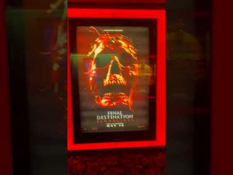 Final Destination 6 Wall Poster at Baldwin Hills Cinemark Theater 5/15 #finaldestination6