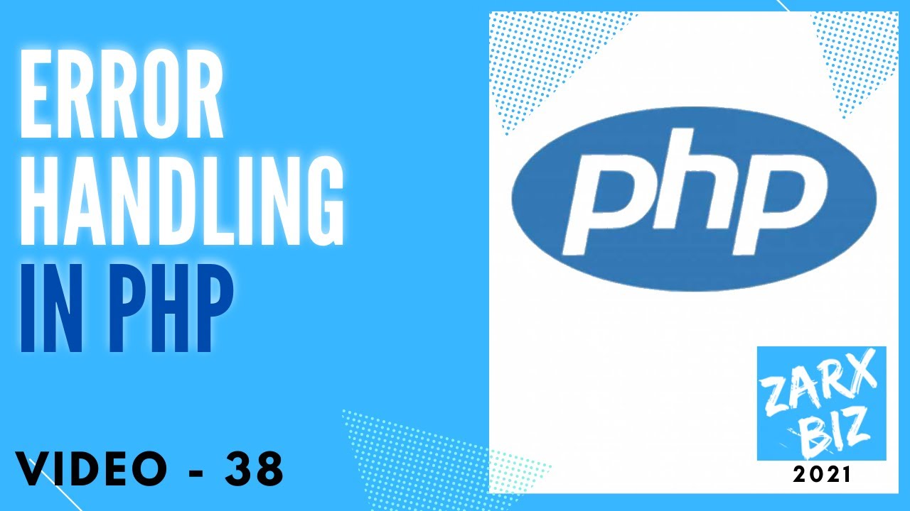 #38 Error handling in php with example | PHP Tutorial | Learn PHP Programming
