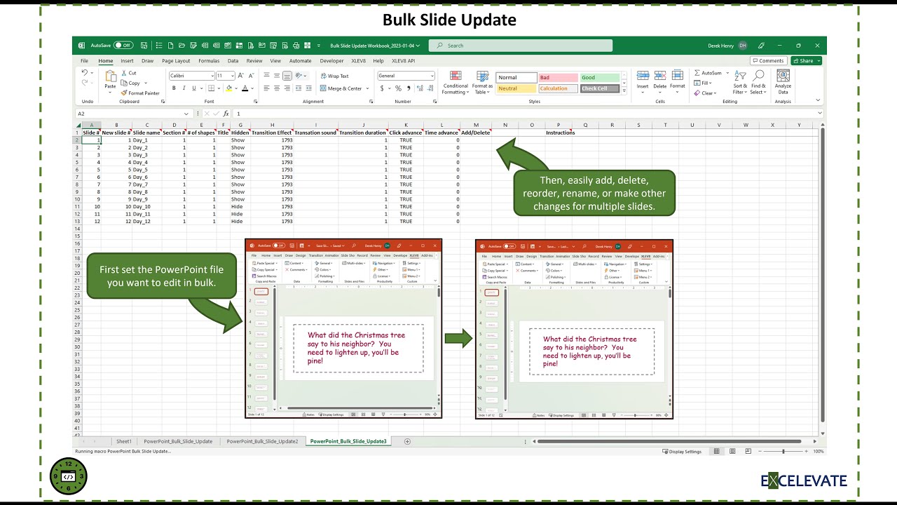 XLEV8 MMM Bulk Slide Update