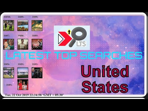 Today's Latest Top Searches||Date:20191022||COUNTRY:UNITED STATES||Trending Searches||Top 10