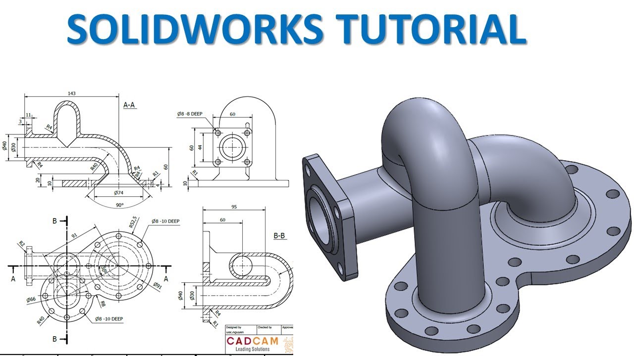 Solidworks Tutorial #48 | 3D Model Basic Beginners