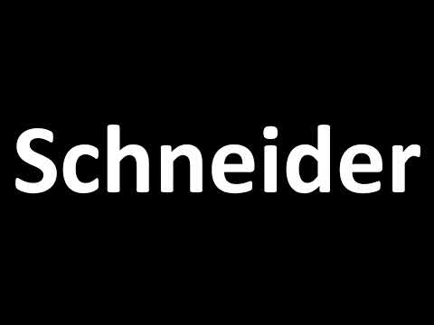 How to Pronounce Schneider in German (correctly!)