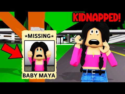 BABY MAYA was KIDNAPPED BY A STALKER in ROBLOX BROOKHAVEN!