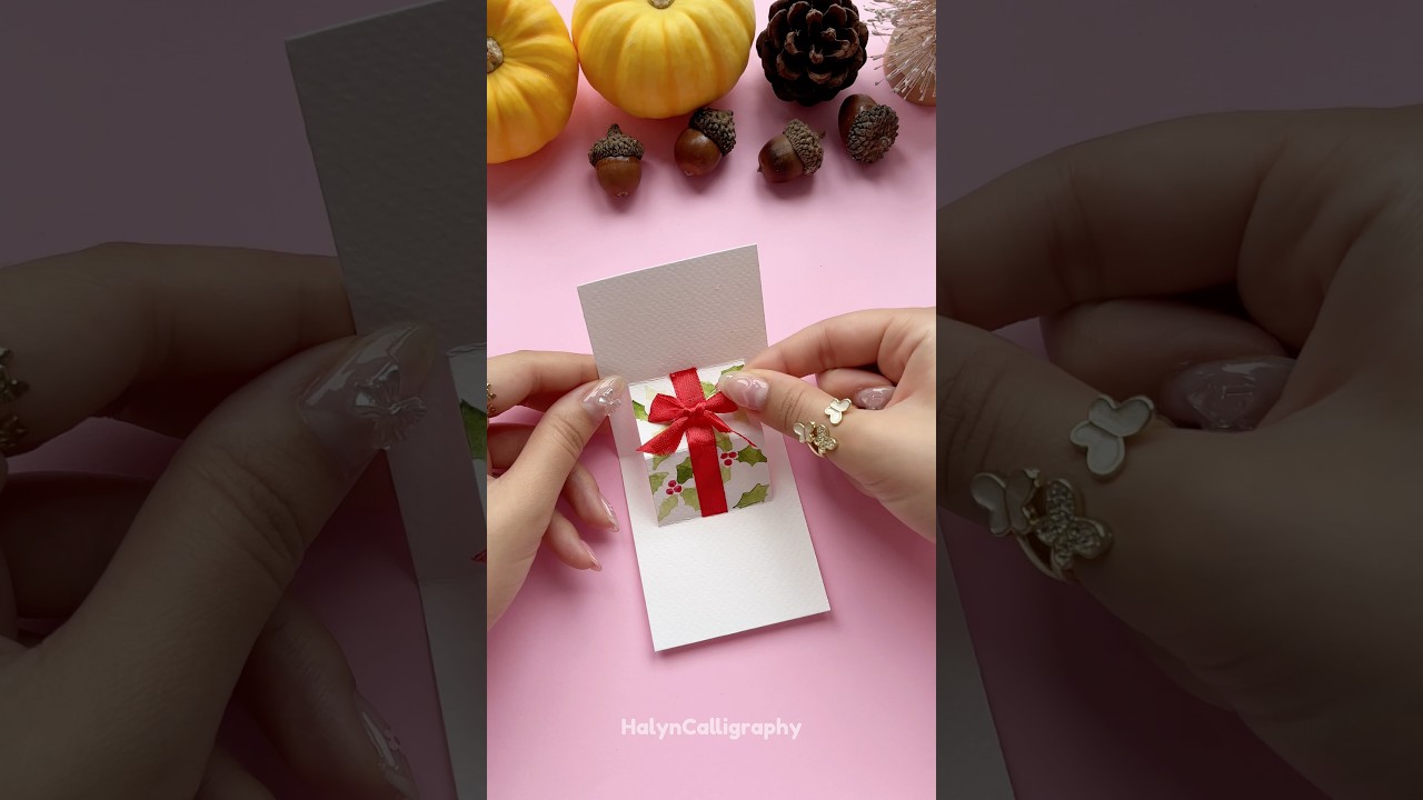 Easy Pop-Up Card for Christmas 🎁