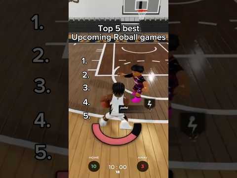 Top 5 best upcoming Roball games #nba2k25 #allstarsremastered #hoopjourney #roblox #basketball