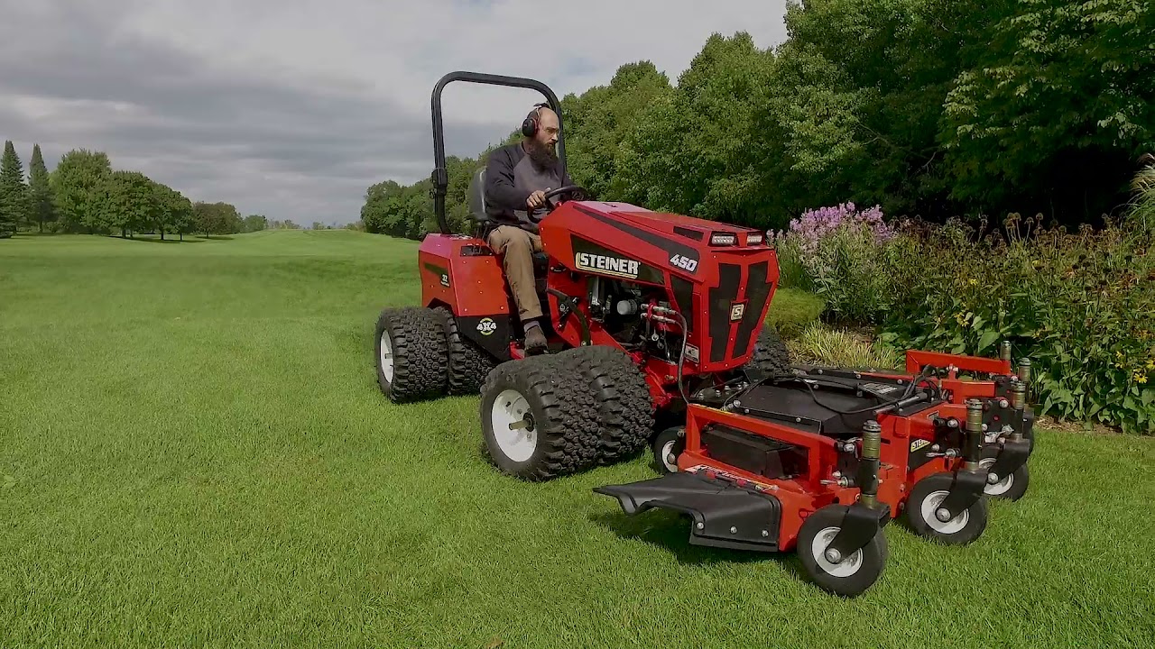 How to Set Up The Steiner 450 for Slope-Mowing