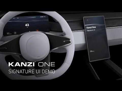 Create your own automotive signature UI with Kanzi One