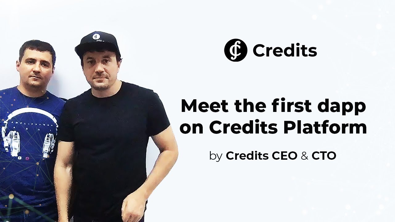 First dapp on Credits Blockchain Platform