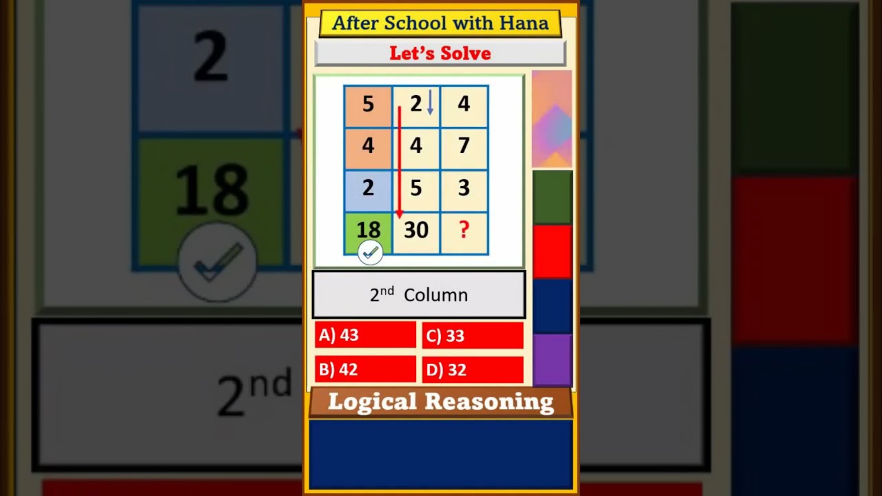 Missing Number in Square Puzzle | #criticalthinking | #reasoningtricks #missingnumber #math