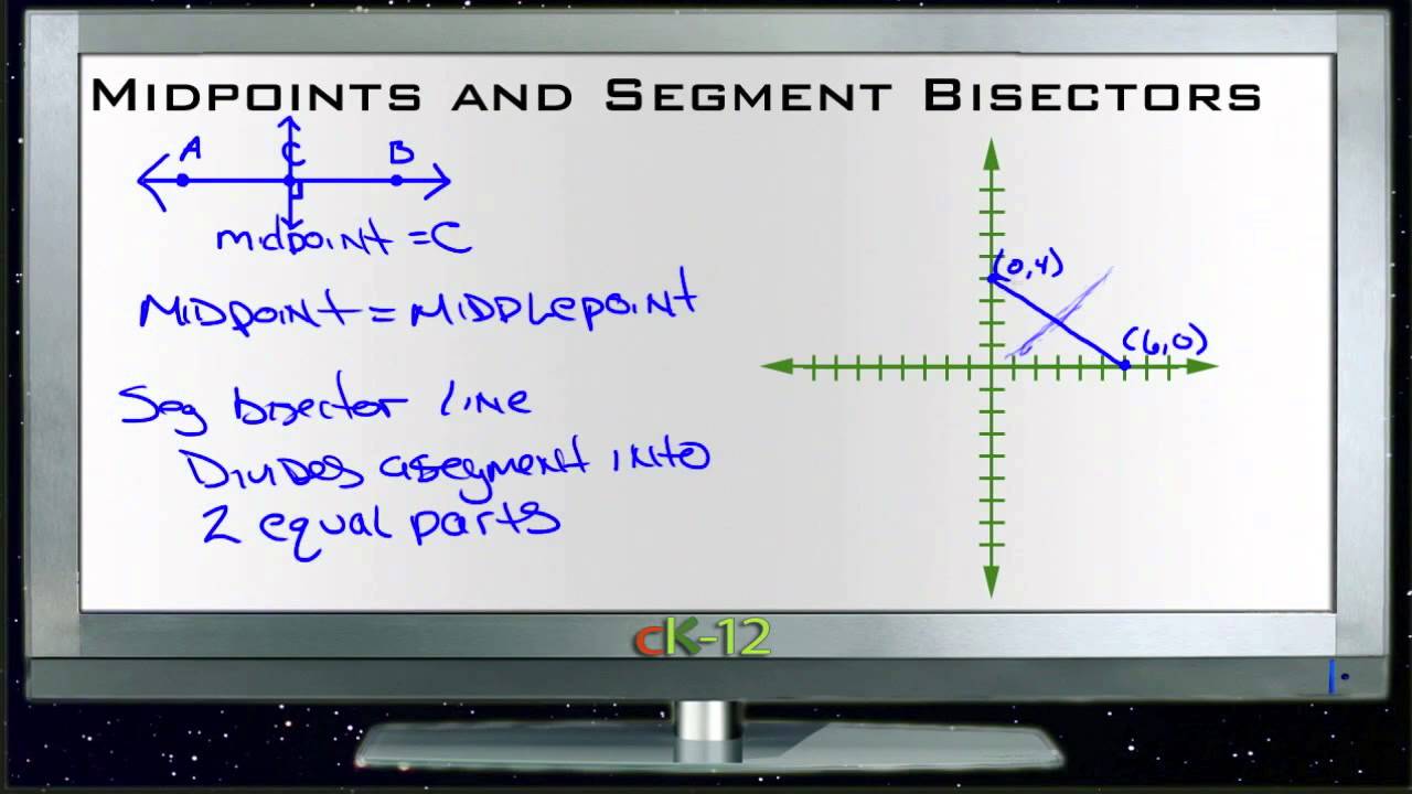Midpoints and Segment Bisectors: Lesson (Basic Geometry Concepts)