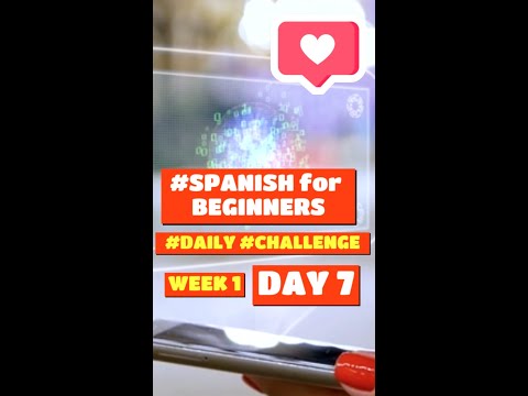DAY 7 ~ SPANISH WORDS for BEGINNERS | LEARN FAST: HACER | A | ESTO / ESTA