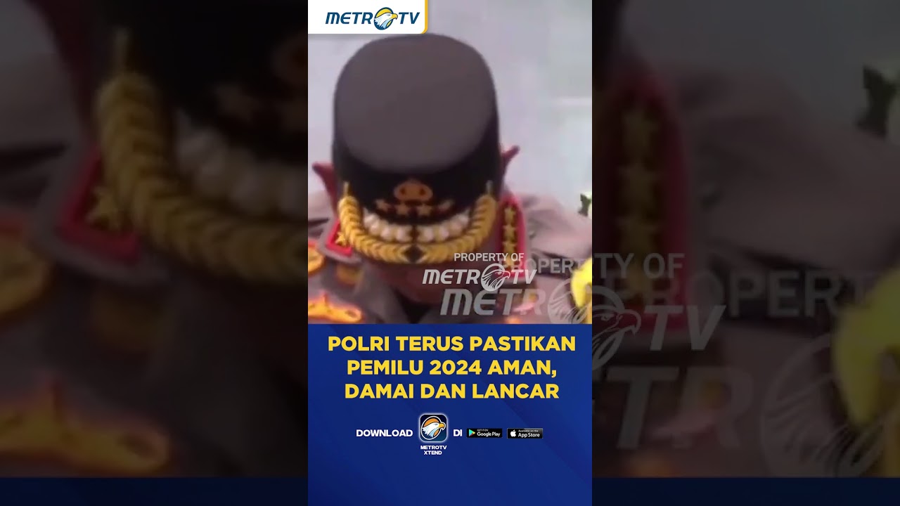 Polri Terus Pastikan Pemilu 2024 Aman, Damai Dan Lancar #shorts