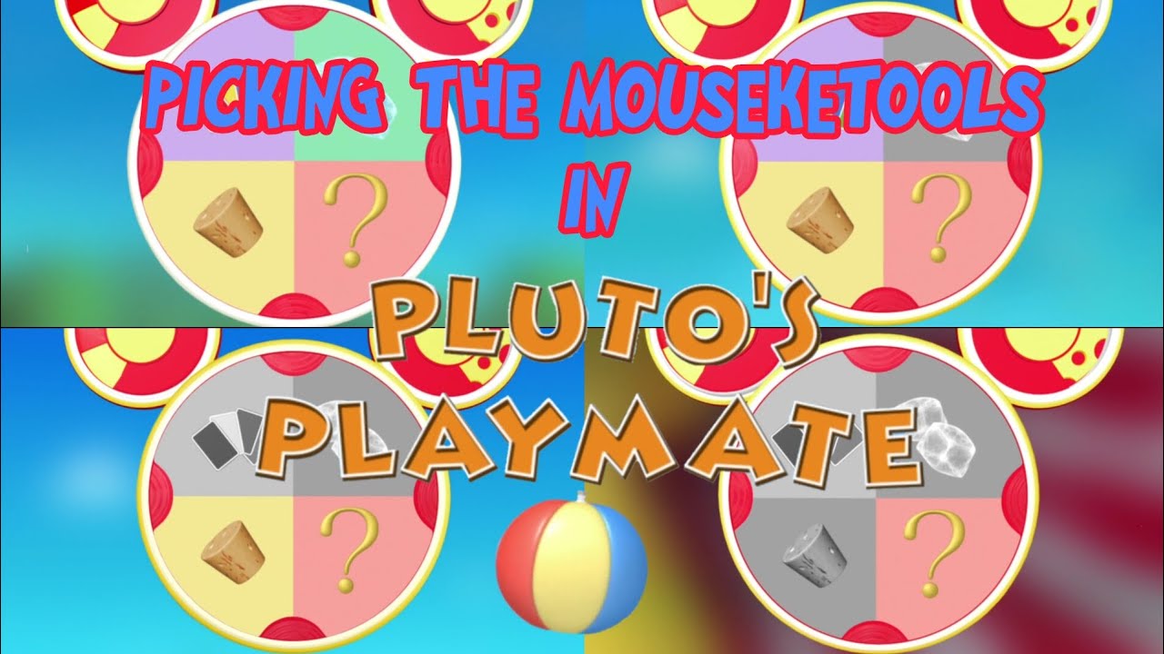 Picking The Mouseketools In Pluto's Playmate