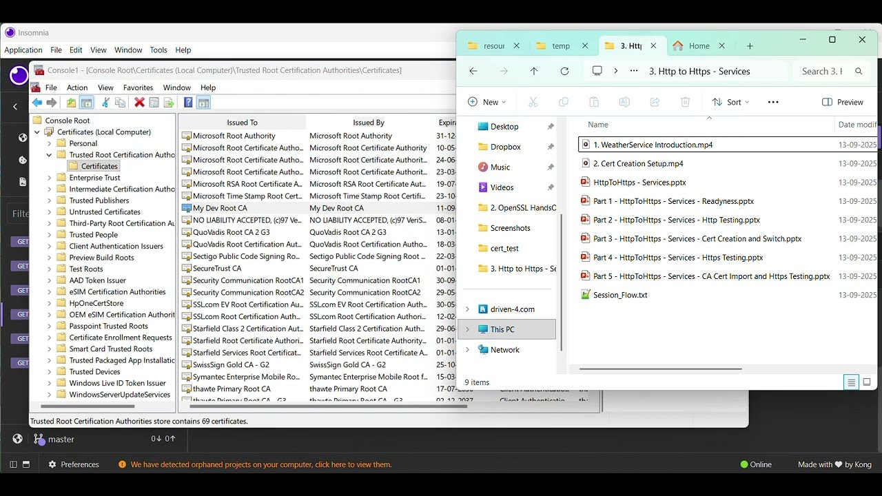 Spring Boot SSL/TLS Setup with CA-Signed Certificate | Test HTTPS on 8443