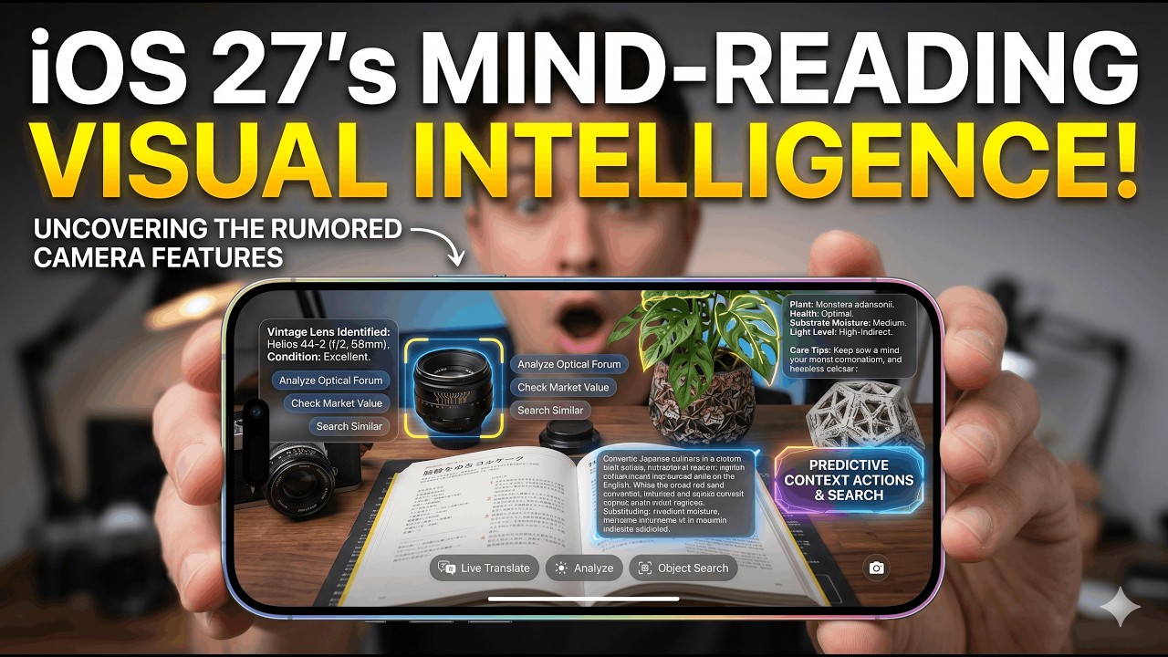 iOS 27 Visual Intelligence — These New RUMORED Features Are NICE!