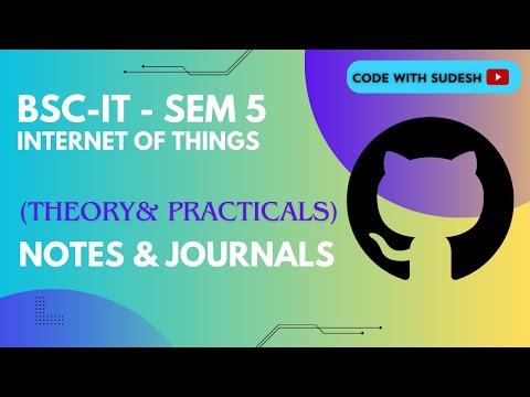 B.S.C.IT. Semester 5 Internet of thing Study material -Theory and Practical #java #mumbaiuniversity