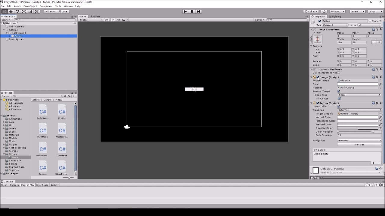 {Unity3D] Highlight Text On Mouse Over Button Tutorial