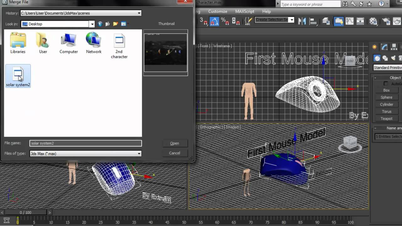 3ds Max Tutorial Basics: Part 2 - Menus