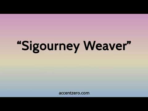 Pronounce "Sigourney Weaver" - Brazilian accent vs. native U.S.