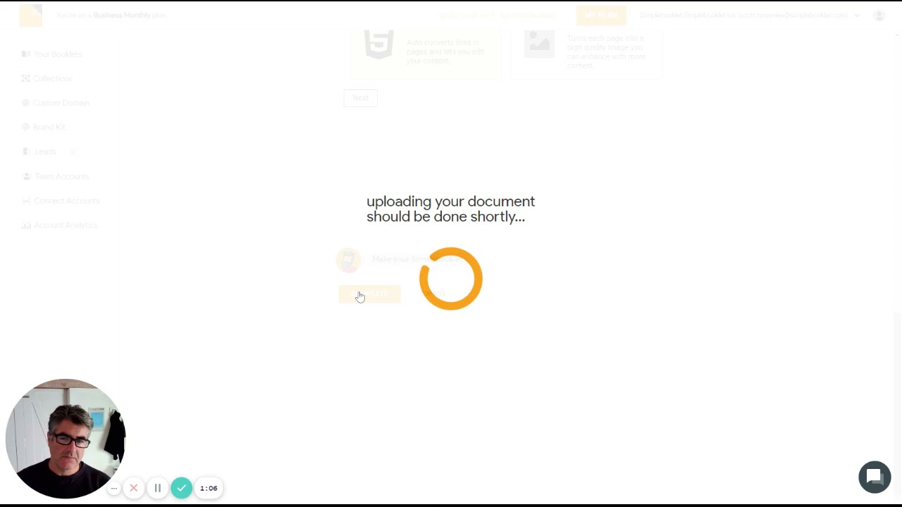 Start A Simplebooklet From A PDF File